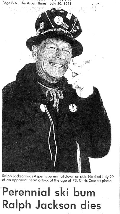 The Ralph Jackson "The Clown Prince of Skiing" Sculpture and Plaque ...