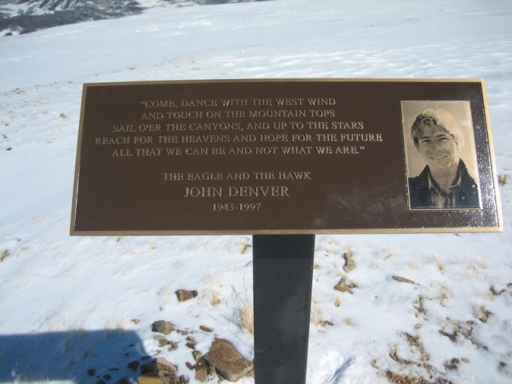 The John Denver Plaque (Snowmass)