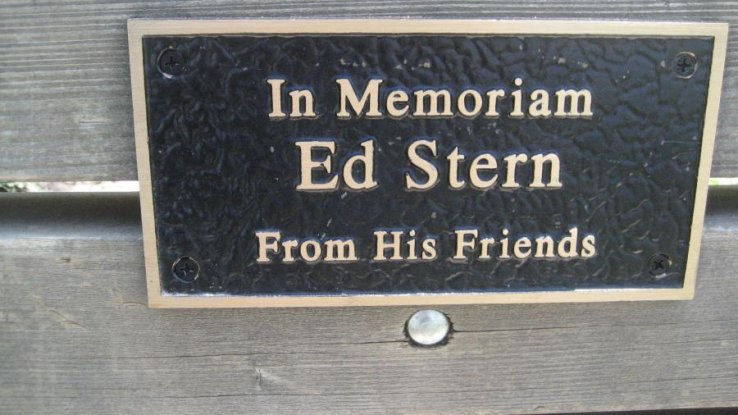 The Ed Stern Plaque and Bench (Snowmass)